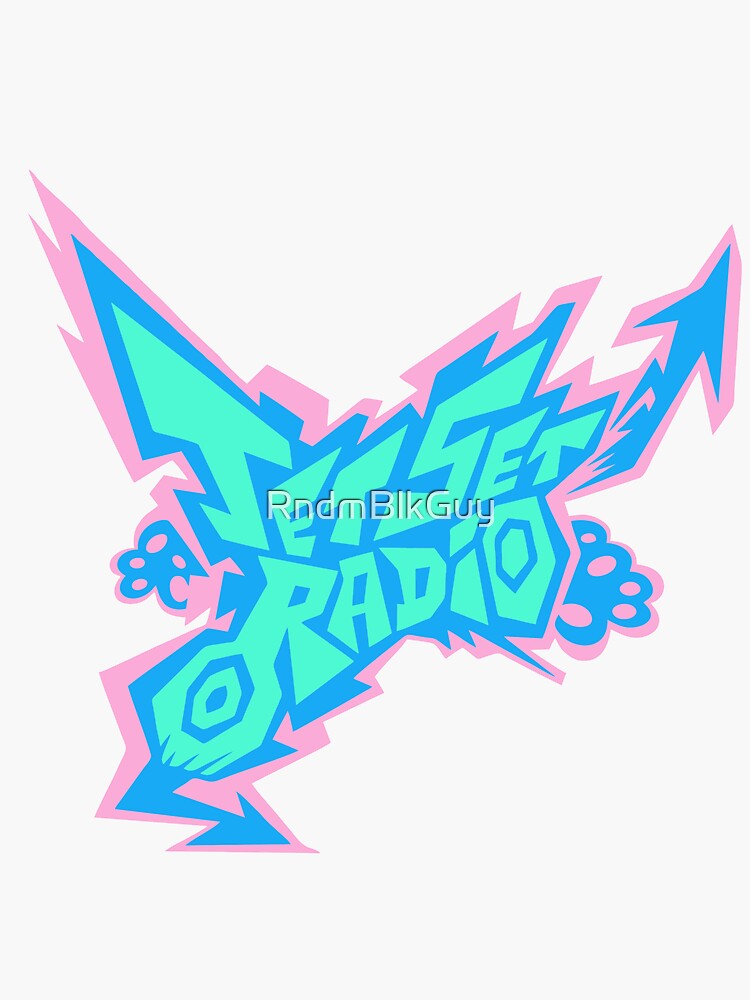 "jsrf - art pfp sticker" Sticker by RndmBlkGuy | Redbubble