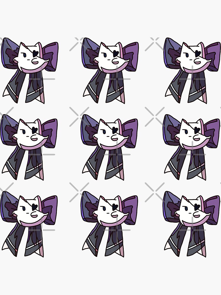 "nyatasha nyanners Mascot" Sticker by lalashellsArt | Redbubble