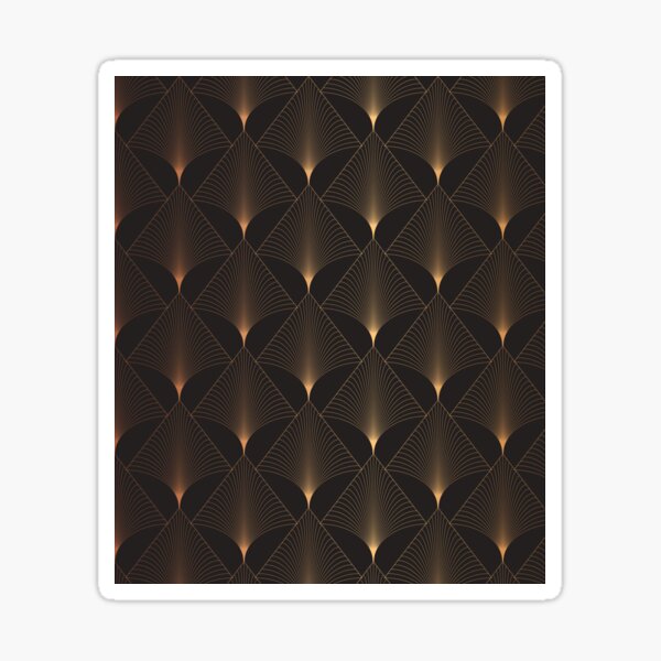 "Luxury Gold Pattern" Sticker by ChaimaaKr | Redbubble