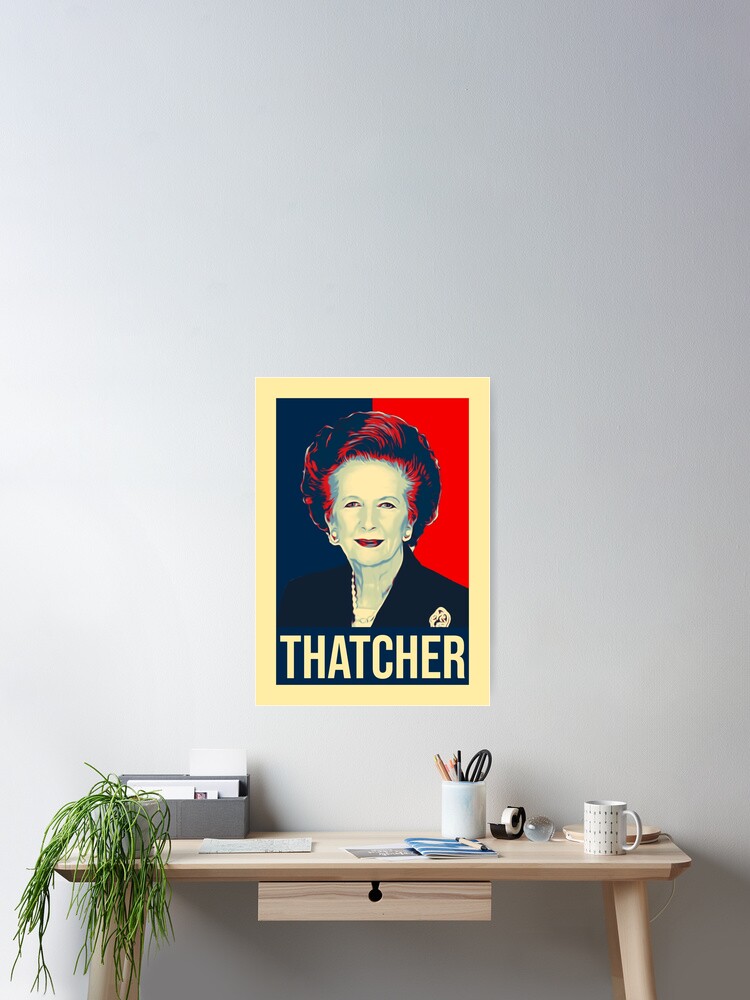 "Margaret Thatcher Conservative Party" Poster for Sale by PoliticsParty ...