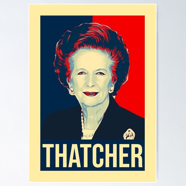 "Margaret Thatcher Conservative Party" Poster for Sale by PoliticsParty ...
