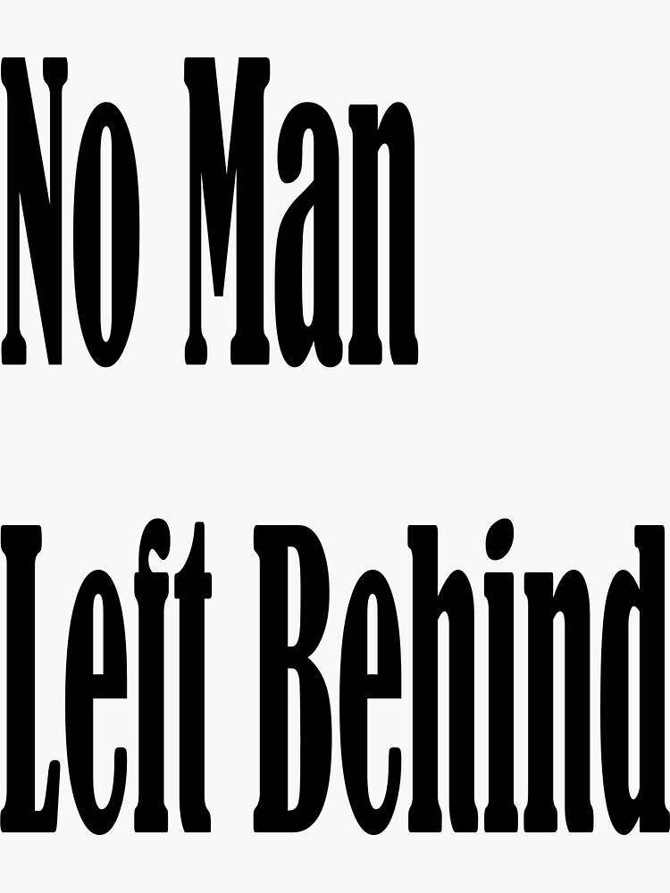 "No Man Left Behind,wounded" Sticker by KADI-SHOP | Redbubble