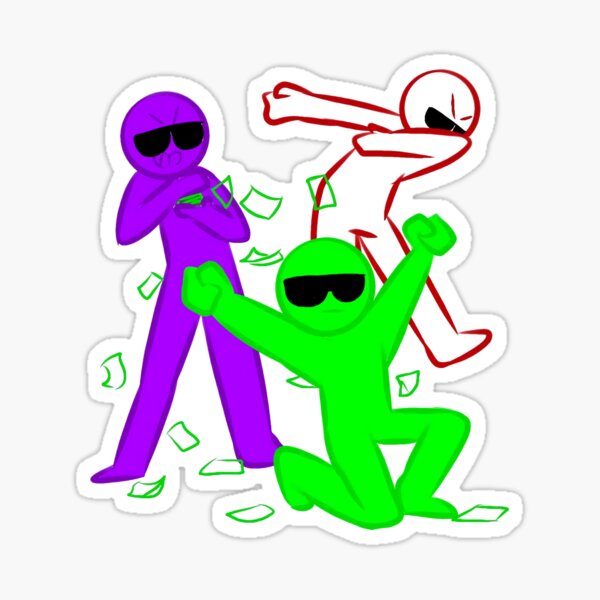 "Alan Animation Becker Funny" Sticker by KunNero | Redbubble