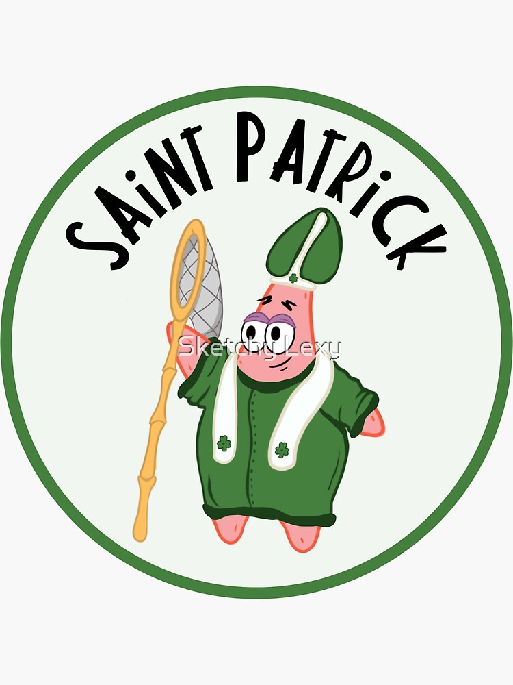 "Saint Patrick Star Day" Sticker by GoMissLexy | Redbubble
