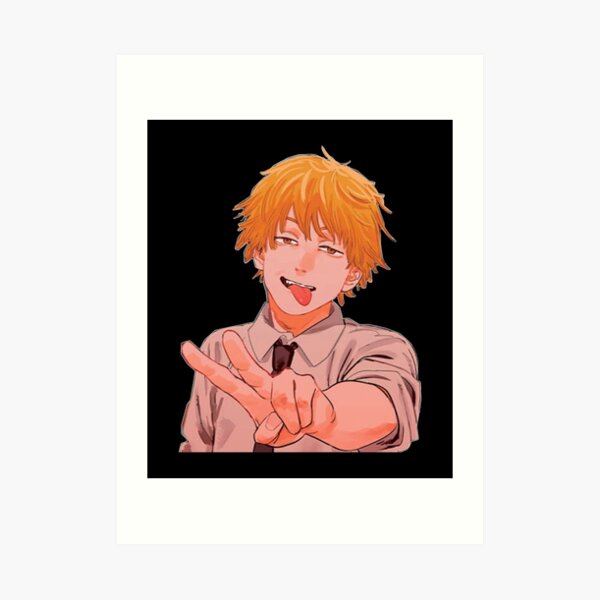 "Denji - Chainsaw Man" Art Print for Sale by LittleDelta | Redbubble