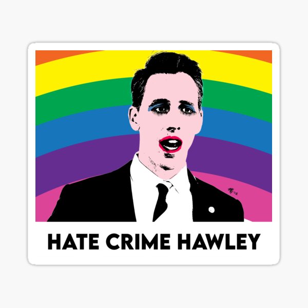 "Josh Hawley" Sticker by StrangeBrewArt | Redbubble