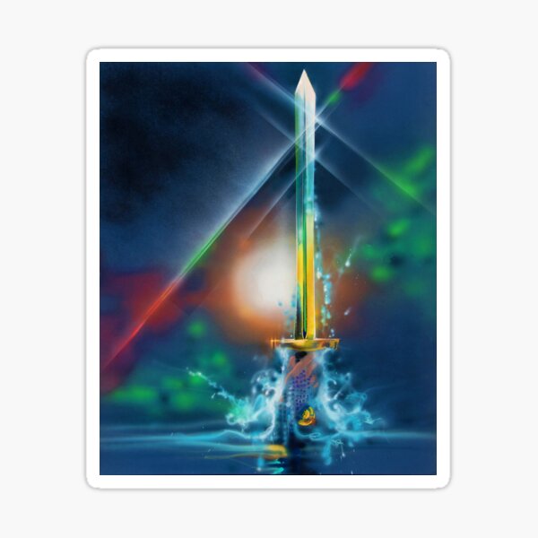 "EXCALIBUR 1981 FANTASY ADVENTURE MOVIE!" Sticker by CinemaObscura ...