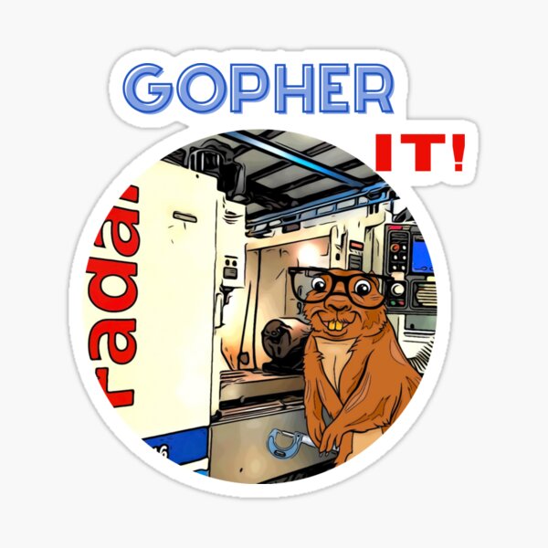 "Gopher It!" Sticker by SquatchCNC | Redbubble