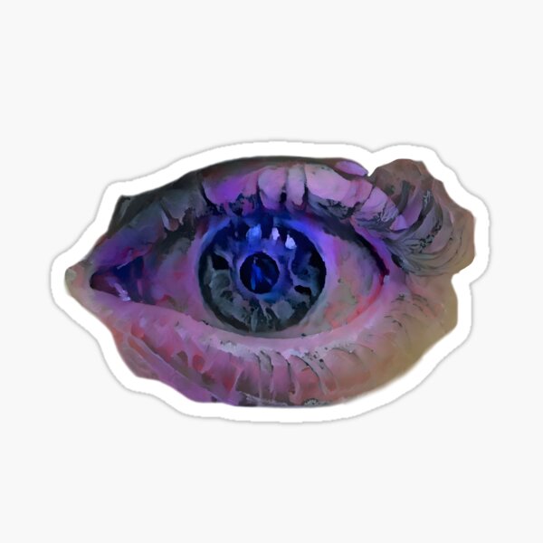 "Eye Cropped Style 4" Sticker for Sale by Swabcraft | Redbubble