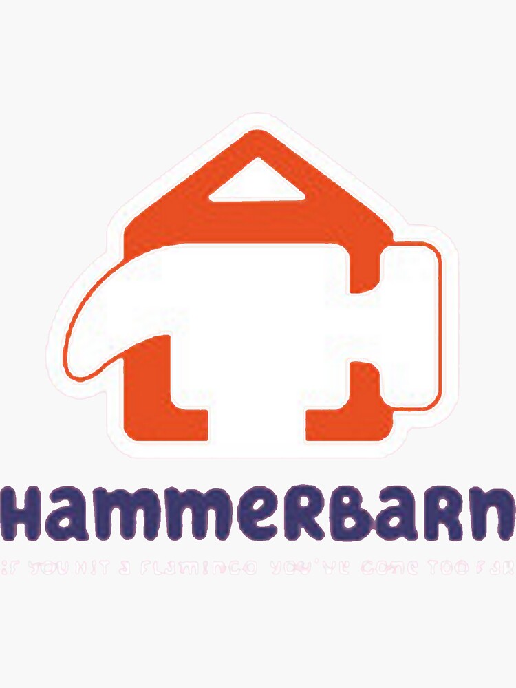 "Hammerbarn" Sticker for Sale by lezuko | Redbubble