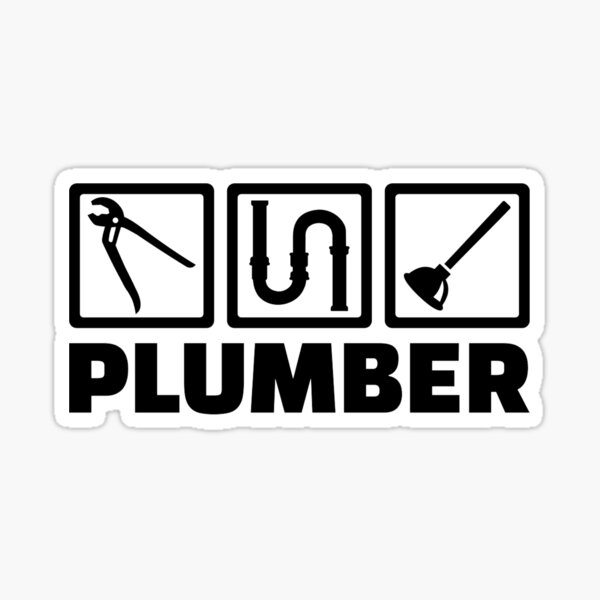 Plumbing Stickers | Redbubble