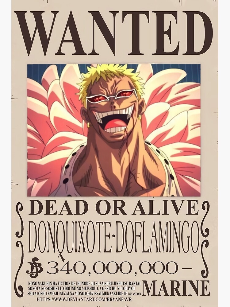 WANTED DONQUIXOTE DOFLAMINGO Premium Matte Vertical Poster sold by ...