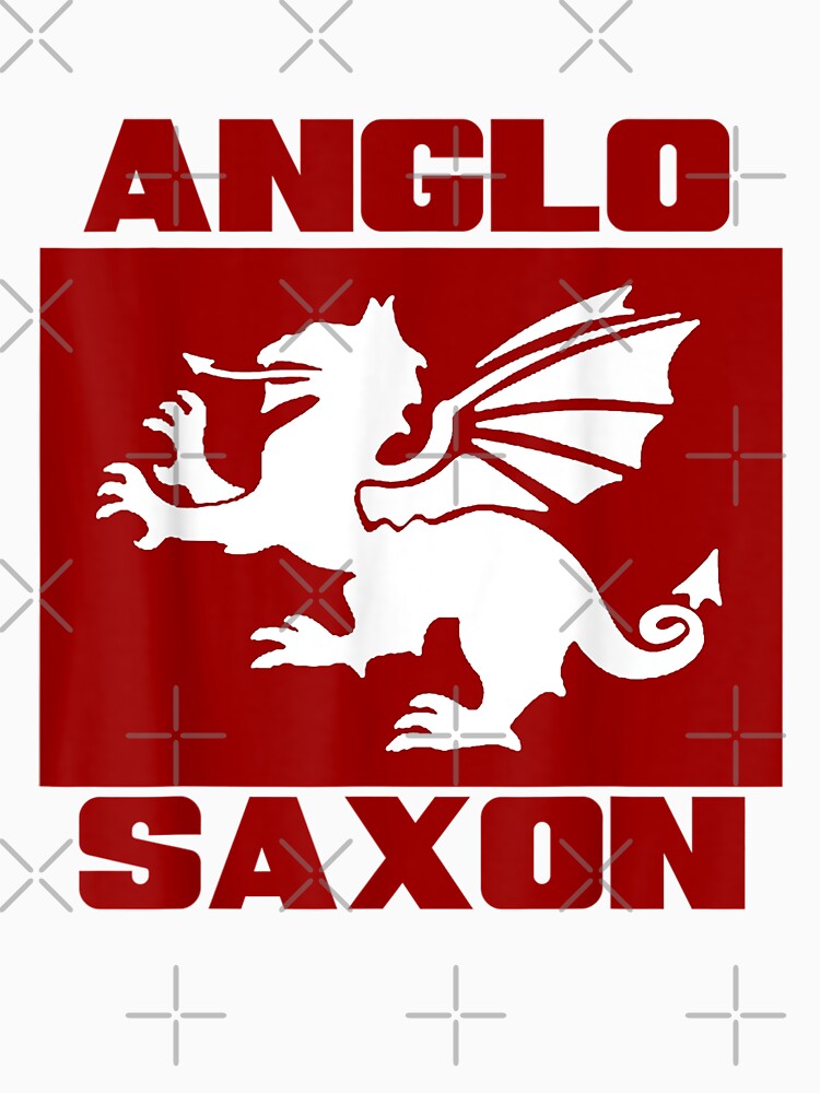 "Anglo-Saxon White Dragon" T-shirt for Sale by BierschenkJoh ...