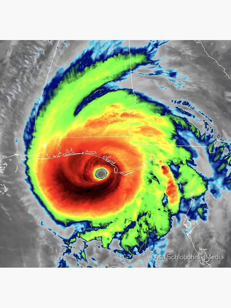 "Hurricane Micheal Infrared Satellite " Poster for Sale by asasch ...