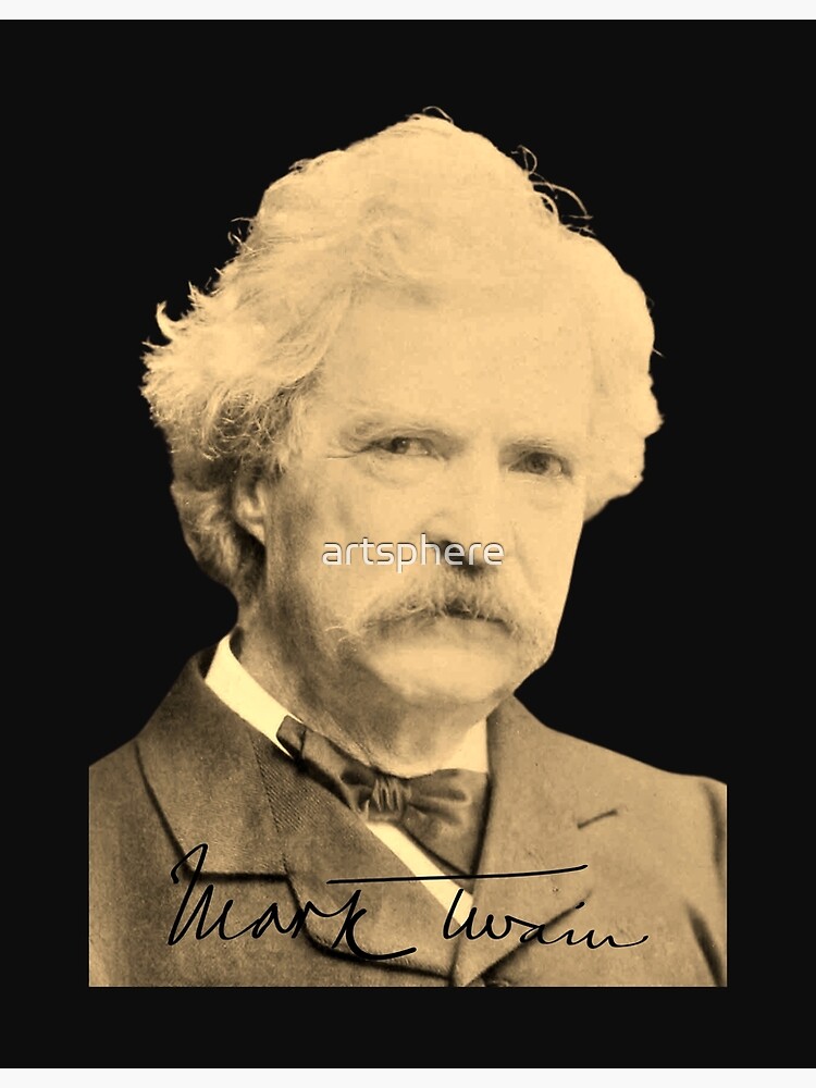 "Mark Twain" Poster for Sale by artsphere | Redbubble