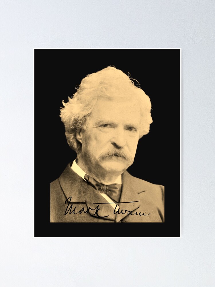 "Mark Twain" Poster for Sale by artsphere | Redbubble