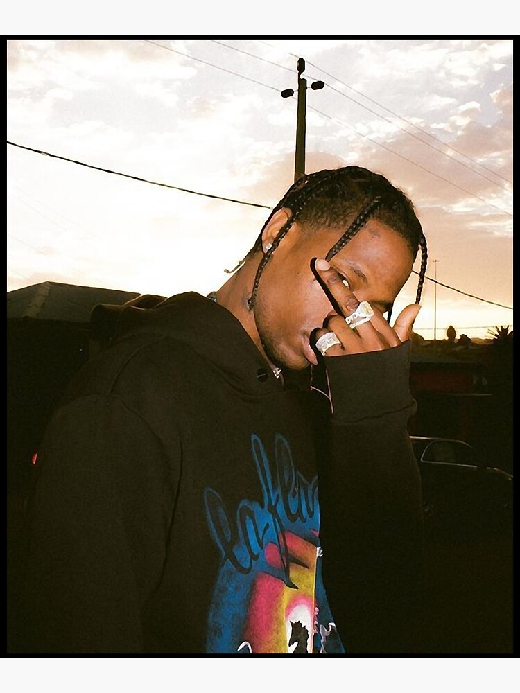 "Travis Middle Finger" Poster for Sale by DesignUSArt | Redbubble