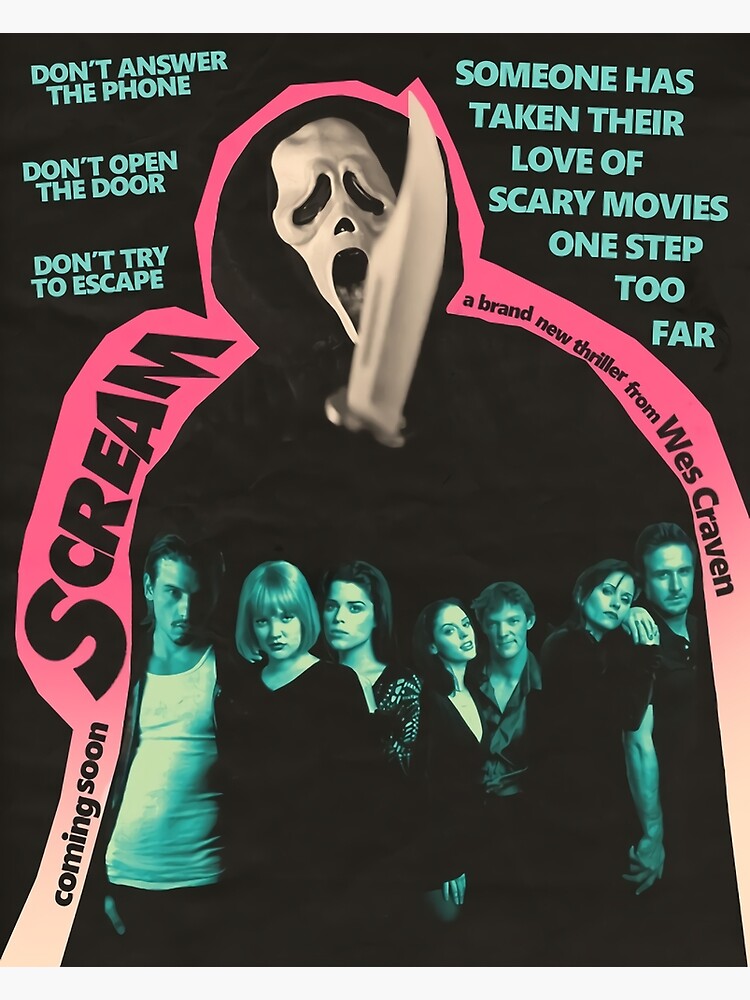 ""Scream" Vintage Movie Poster " Poster for Sale by juksioslskijuhy ...