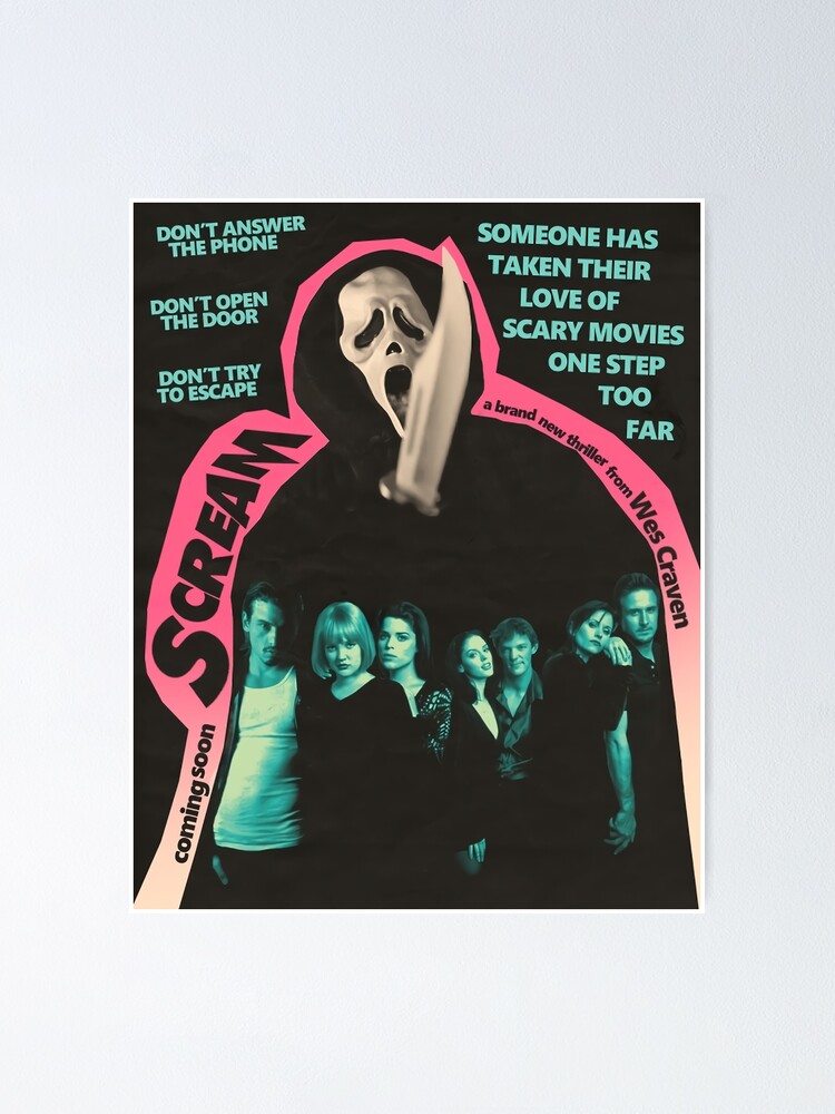 ""Scream" Vintage Movie Poster " Poster for Sale by juksioslskijuhy ...