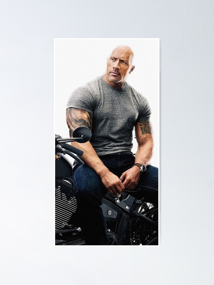 "Art Dwayne Johnson" Poster for Sale by ArisaLuna | Redbubble