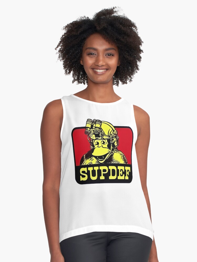 "SUPDEF " Sticker for Sale by MyFuntastics | Redbubble