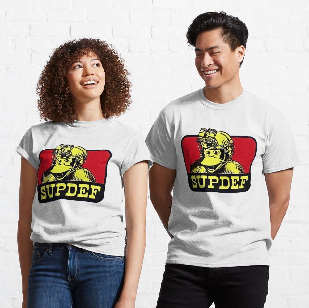 "SUPDEF " Sticker for Sale by MyFuntastics | Redbubble