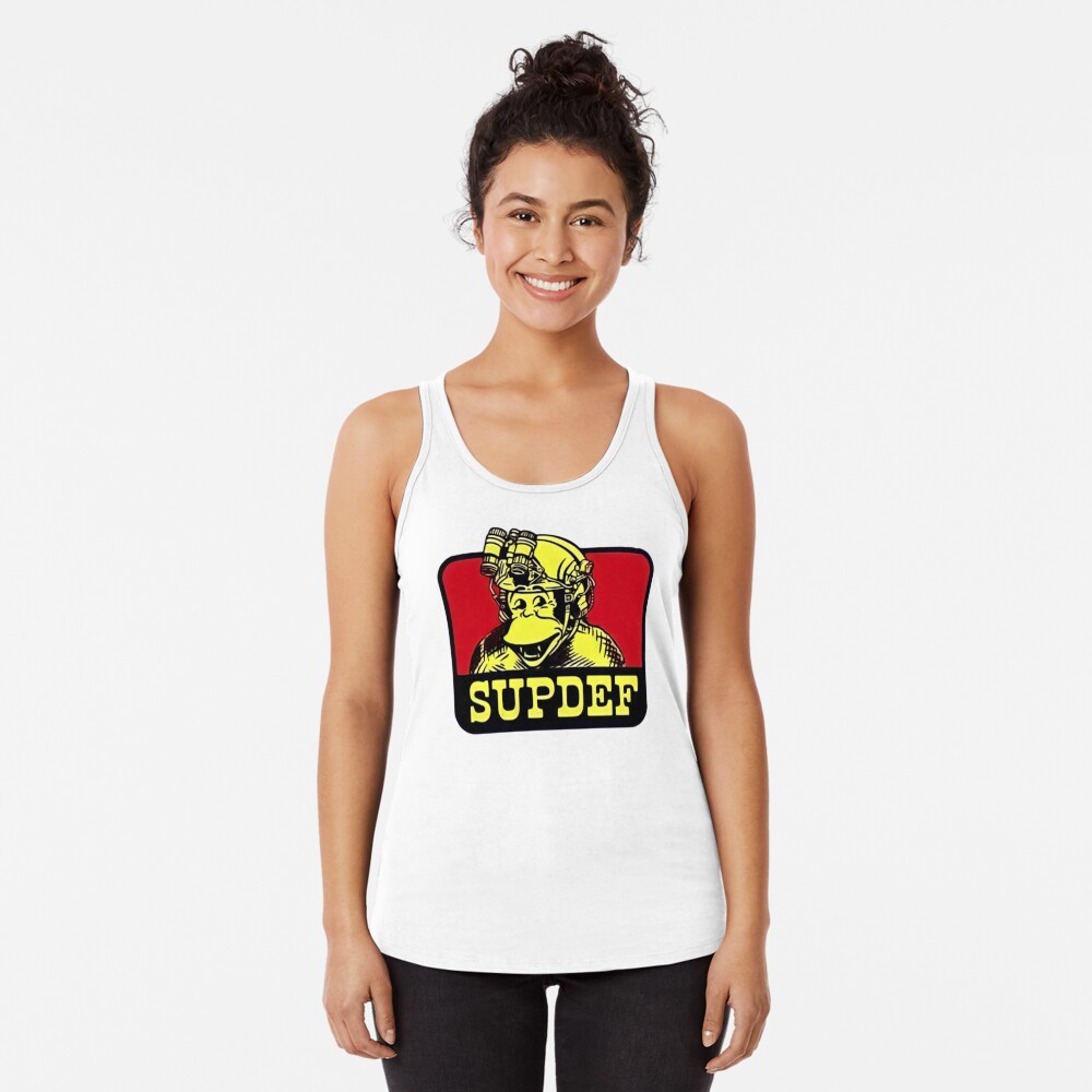 "SUPDEF " Sticker for Sale by MyFuntastics | Redbubble