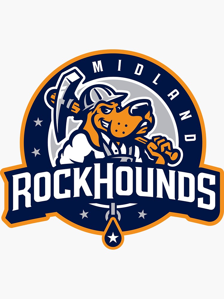 "Midland RockHounds" Sticker for Sale by Swuarez110 | Redbubble