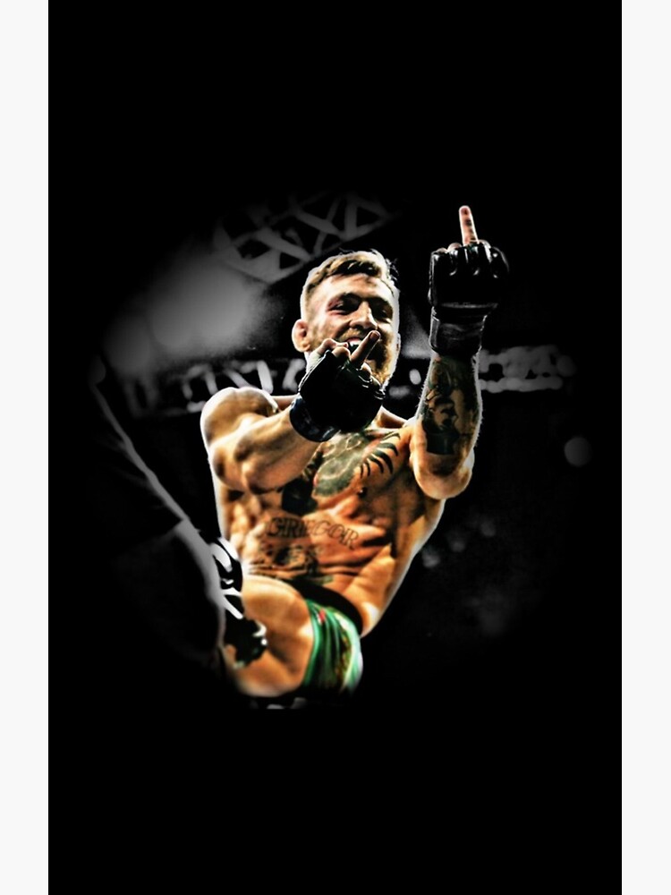 "Conor McGregor CONOR McGREGOR MIDDLE FINGERS UP iPhone Case" Sticker ...