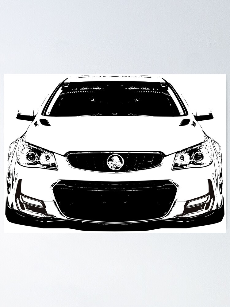 "Holden VF SS Front" Poster for Sale by ClassicAuto | Redbubble