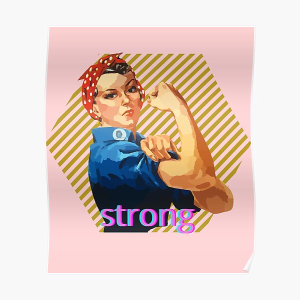 "Strong Women" Poster for Sale by Lalabay | Redbubble