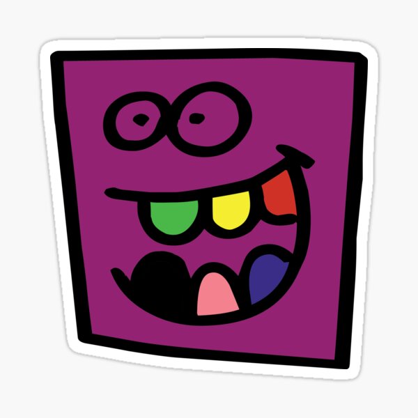 "Funny Square Heads, Square Head Meme" Sticker for Sale by HabbitWear ...