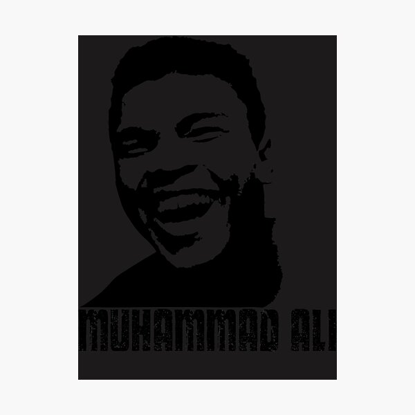 Lámina fotográfica «Arte de Muhammad Ali, ilustración de Muhammad Ali ...