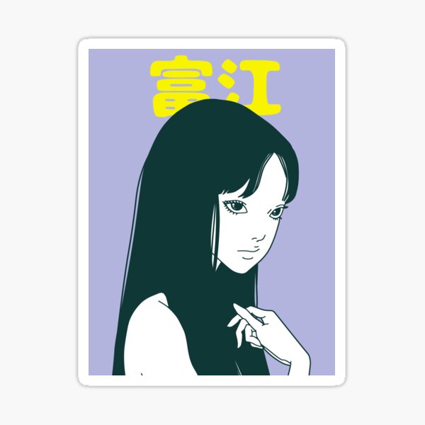 "Pop art Tomie anime" Sticker by Semzig | Redbubble
