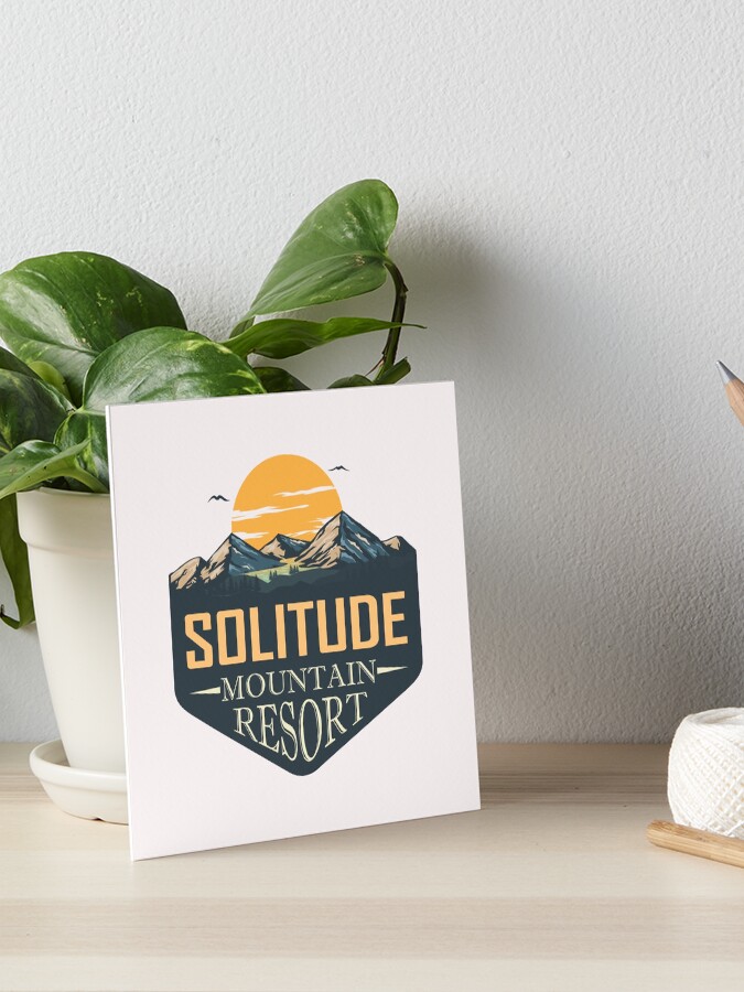 "Solitude Mountain Resort The Sun" Art Board Print for Sale by ...