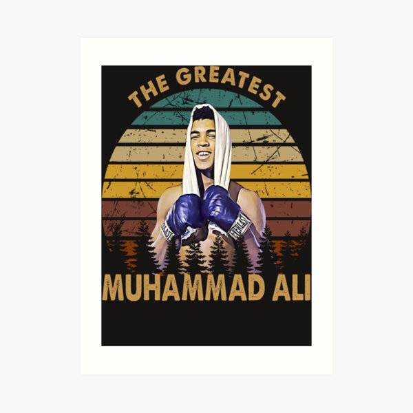Lámina artística «vintage La mejor leyenda de Muhammad ali boxeo regalo ...