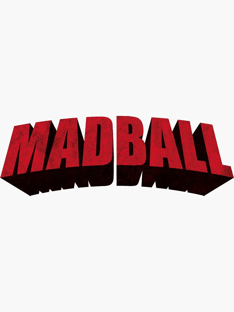 "Madball" Sticker by GikaidBlack | Redbubble