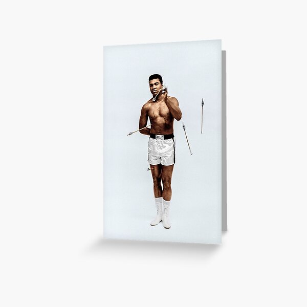 "Wallpaper Muhammad Ali Poster Muhammad Ali" Greeting Card by ...