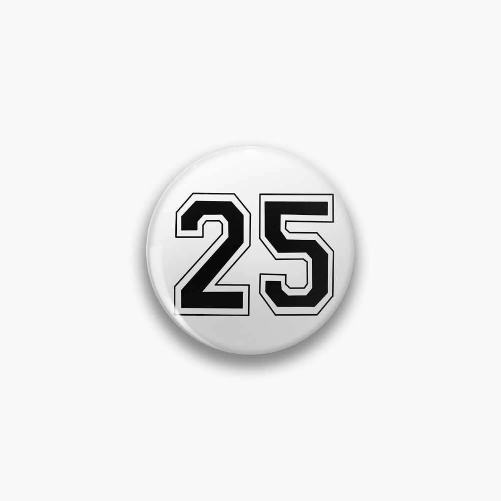 "sport number 25" Sticker for Sale by Maelyn-Couch | Redbubble
