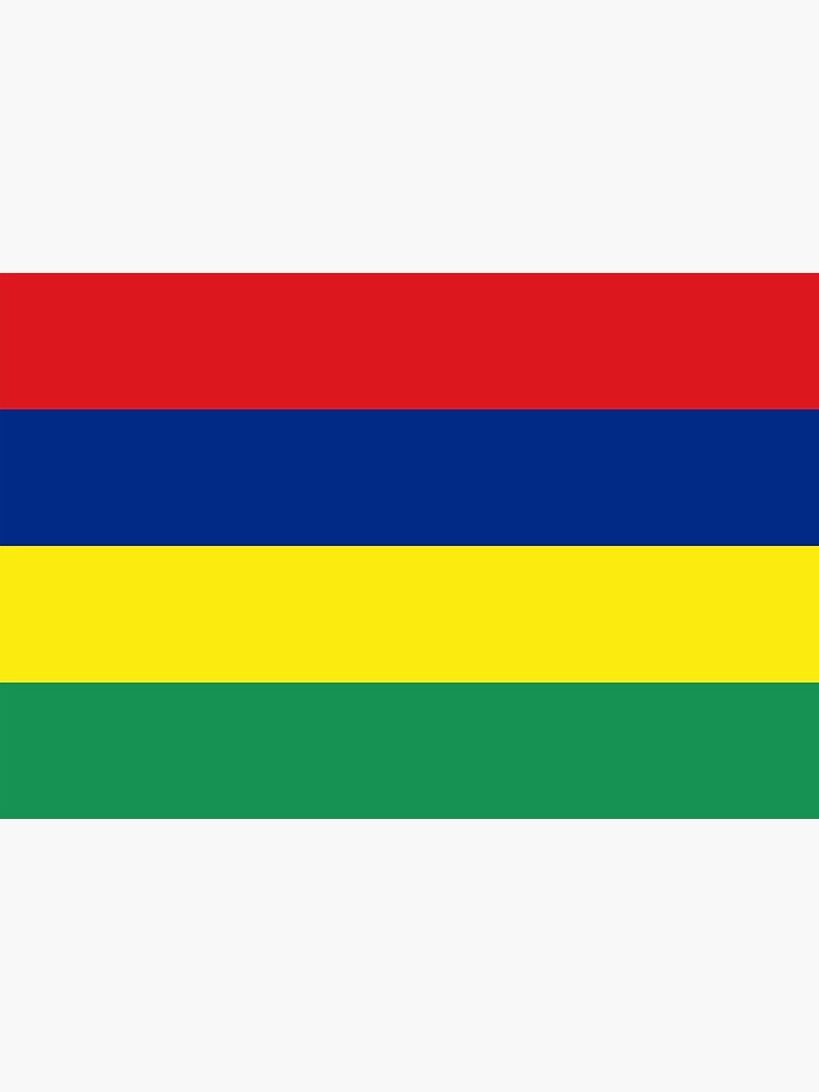 "Mauritius - Mauritian Flag" Sticker by FlagsWorld | Redbubble