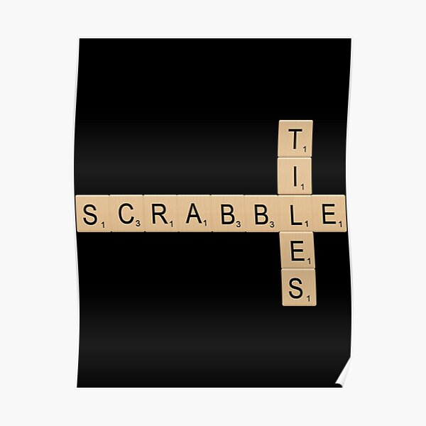 "Scrabble Day, Scrabble Tiles" Poster for Sale by Shop-ArtGallery ...