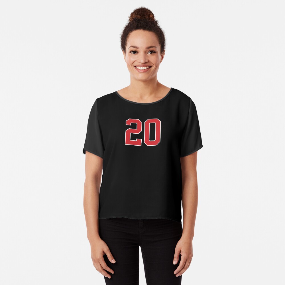 "Sports Number 20, red black color lucky sport twenty" Sticker for Sale ...