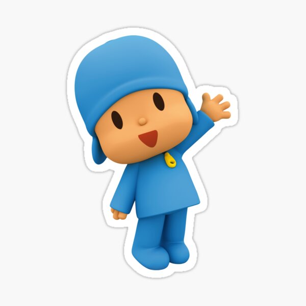 "Pocoyo" Sticker by aeyrelmezza | Redbubble