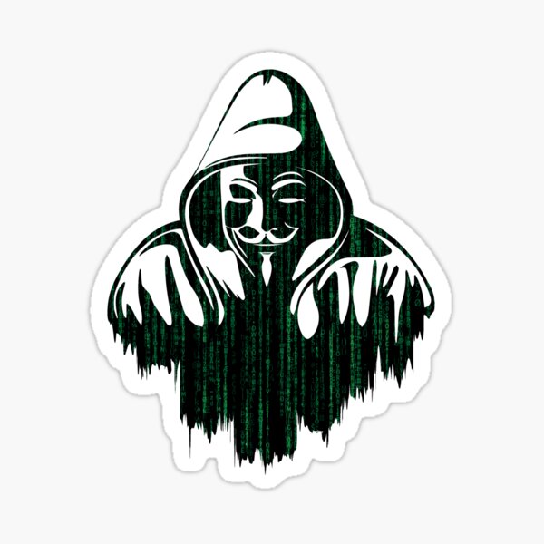 "Visual Anonymous" Sticker by So-Dam | Redbubble