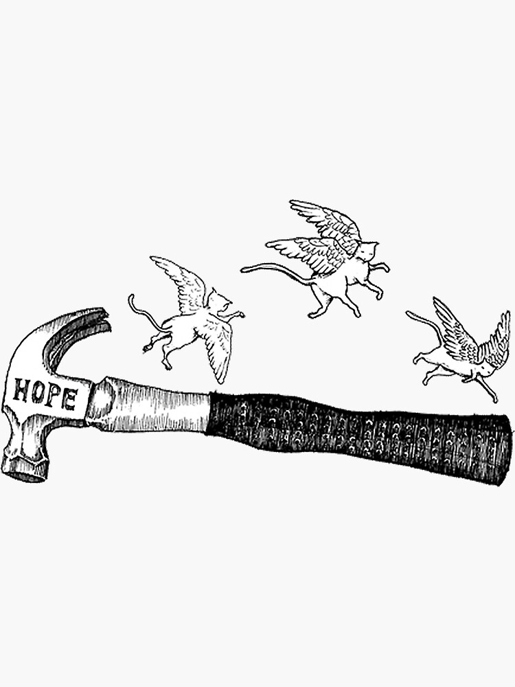 "Hope Logo" Sticker for Sale by superpokes | Redbubble