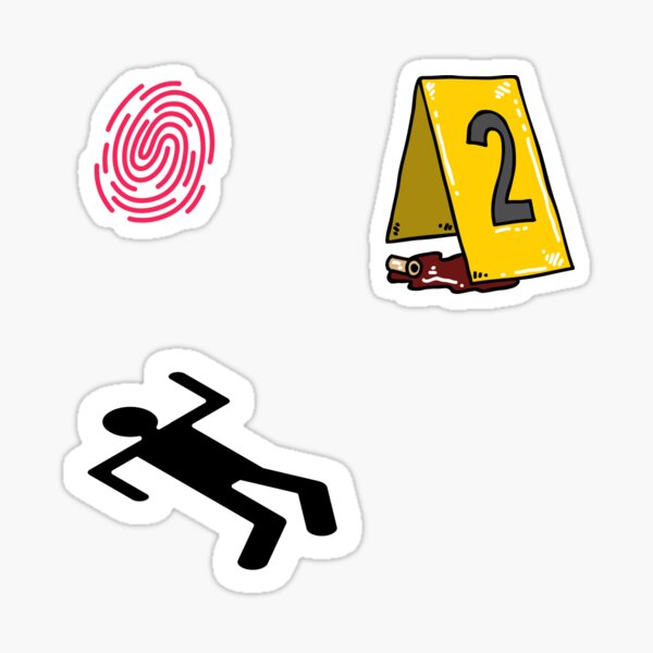 "Criminology Student" Sticker for Sale by LankySimmons | Redbubble