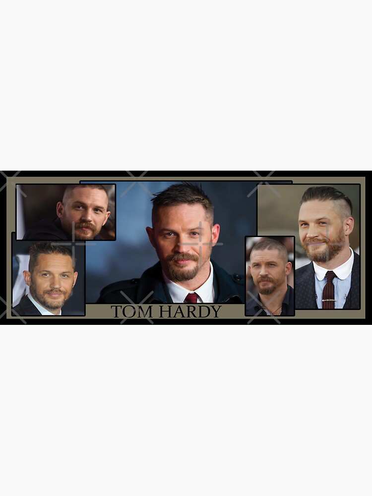 "tom hardy collage " Sticker by FindYourThingUK | Redbubble