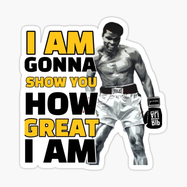 "Muhammad Ali Muhammad Ali Classic" Sticker by jubertxub | Redbubble