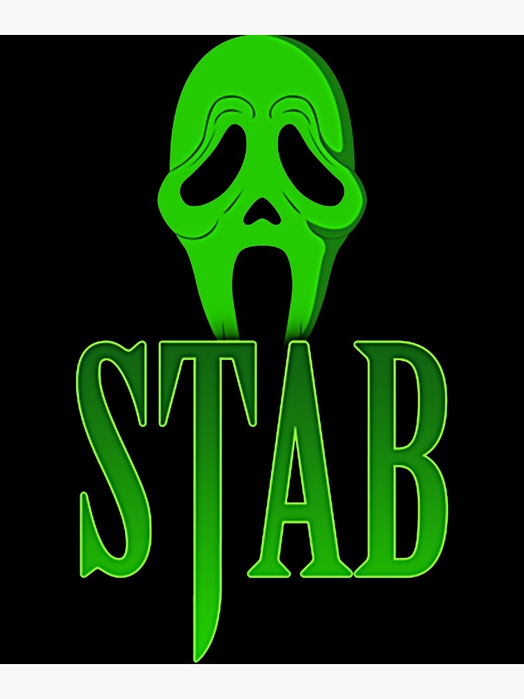 "SCREAM STAB GHOSTFACE CLASSIC HORROR MOVIE T-Shirt" Poster by Ghedez67 ...