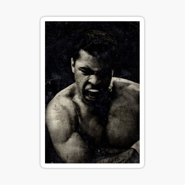 "Muhammad Ali Muhammad Ali Design Poster" Sticker for Sale by jubertxub ...
